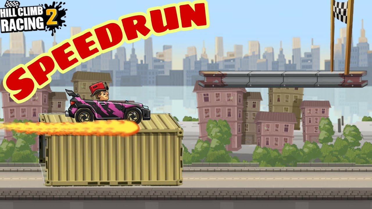INSANE CITY SPEEDRUN!!! Fastest 5km in 2:31min - Hill Climb Racing 2 ...