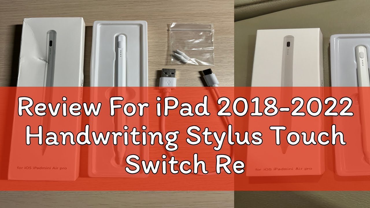 Review For iPad 2018-2022 Handwriting Stylus Touch Switch Rechargeable ...