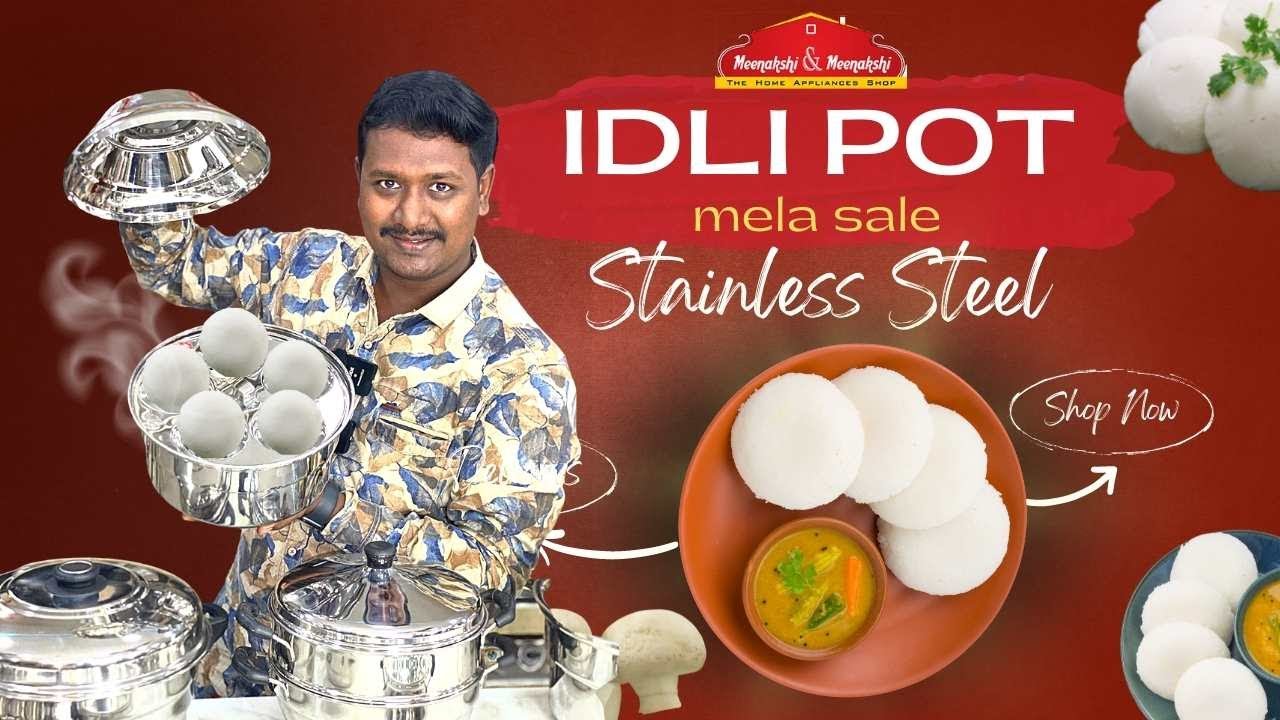New Launch Karaikudi Idli Pots | SS Idli Pot Mela - YouTube