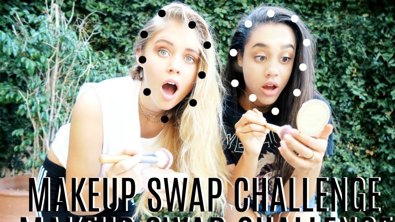 MAKEUP SWAP CHALLENGE ft. JENNA - YouTube
