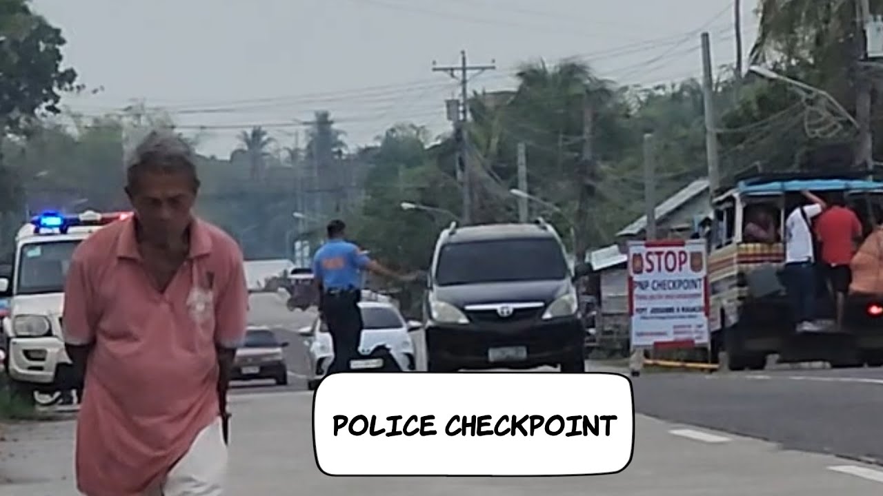 Police Checkpoint Dauin Philippines - YouTube