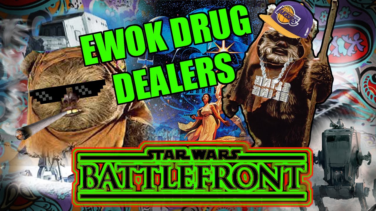 EWOK DRUG DEALERS - Star Wars Battlefront (funny moments) - YouTube