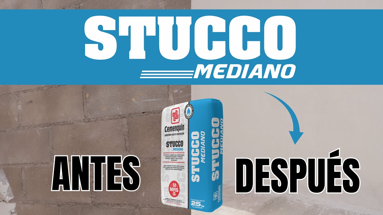 Enjarramos una barda con ESTUCO CEMENQUIN - Stucco Mediano Cemenquin ...