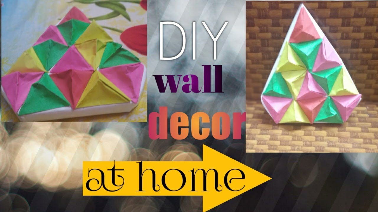 How to make a beautiful wall decoration for you room | DIY wall decor ...