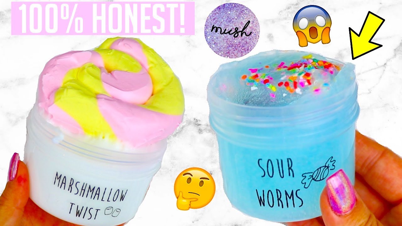 100% HONEST MUSH SLIME REVIEW! - YouTube