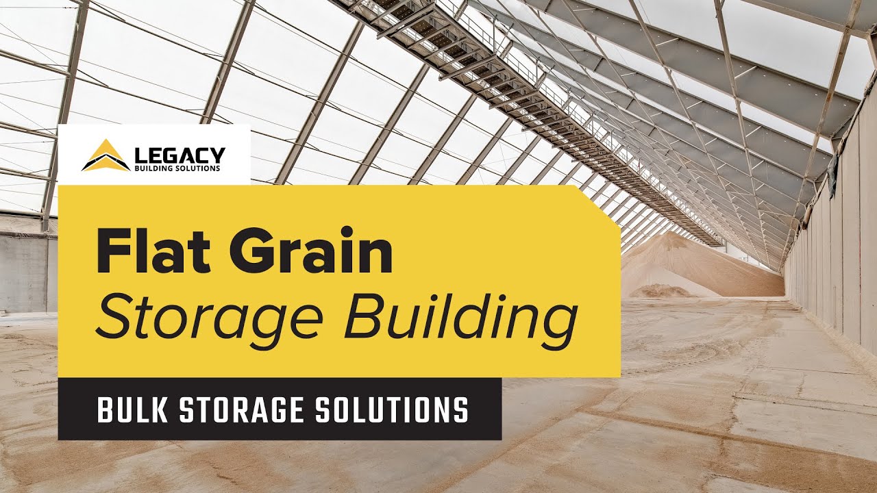 Check out this HUGE Flat Grain Storage Building at Port Milwaukee - YouTube