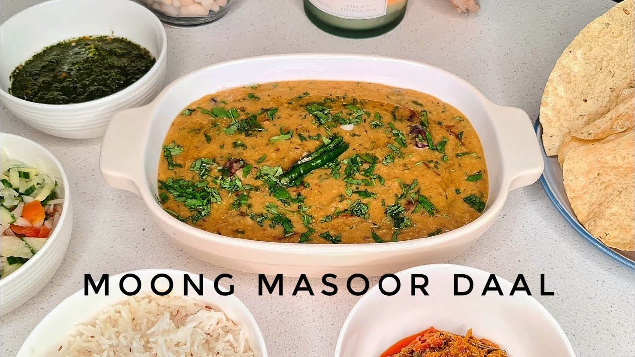 Moong Masoor Daal - Easy & Quick Tarke Wali Daal - YouTube