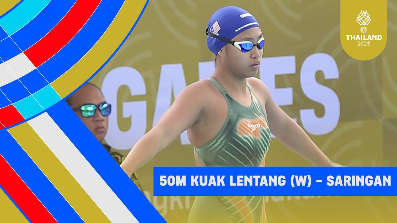 Chong Xin Lin & Vivian Tee Xin Ling | 50M Kuak Lentang (W) | Renang ...