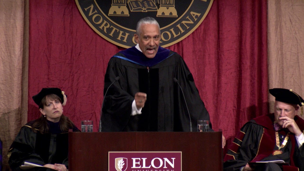 Robert J. Grey, Jr. speaks to Elon Law graduates about the importance ...