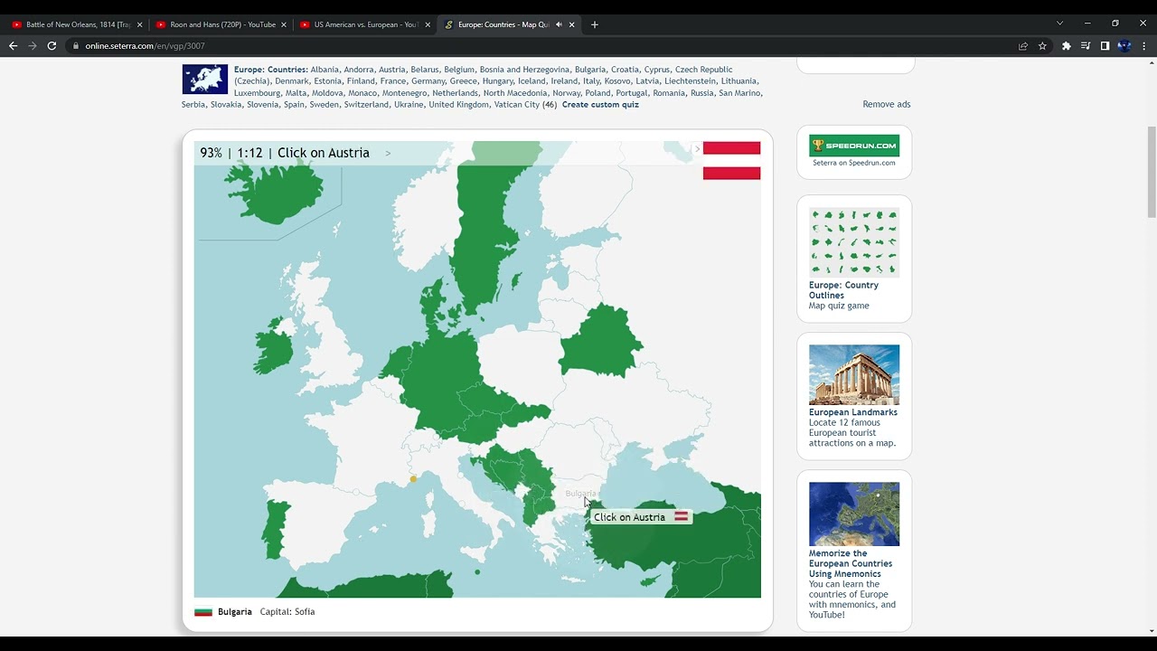 Americans do know geography euroshits - YouTube