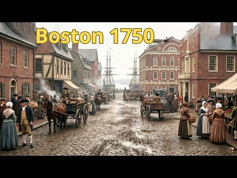 Boston 1750 (AI Reconstruction) - YouTube