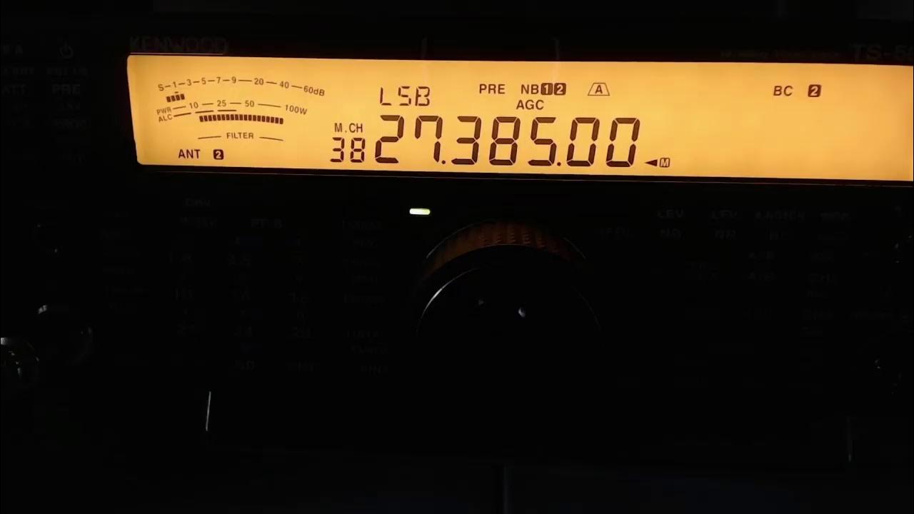 CB channel 38 - 27.385 MHz - 01/27/2021 - Kenwood TS-590SG - YouTube