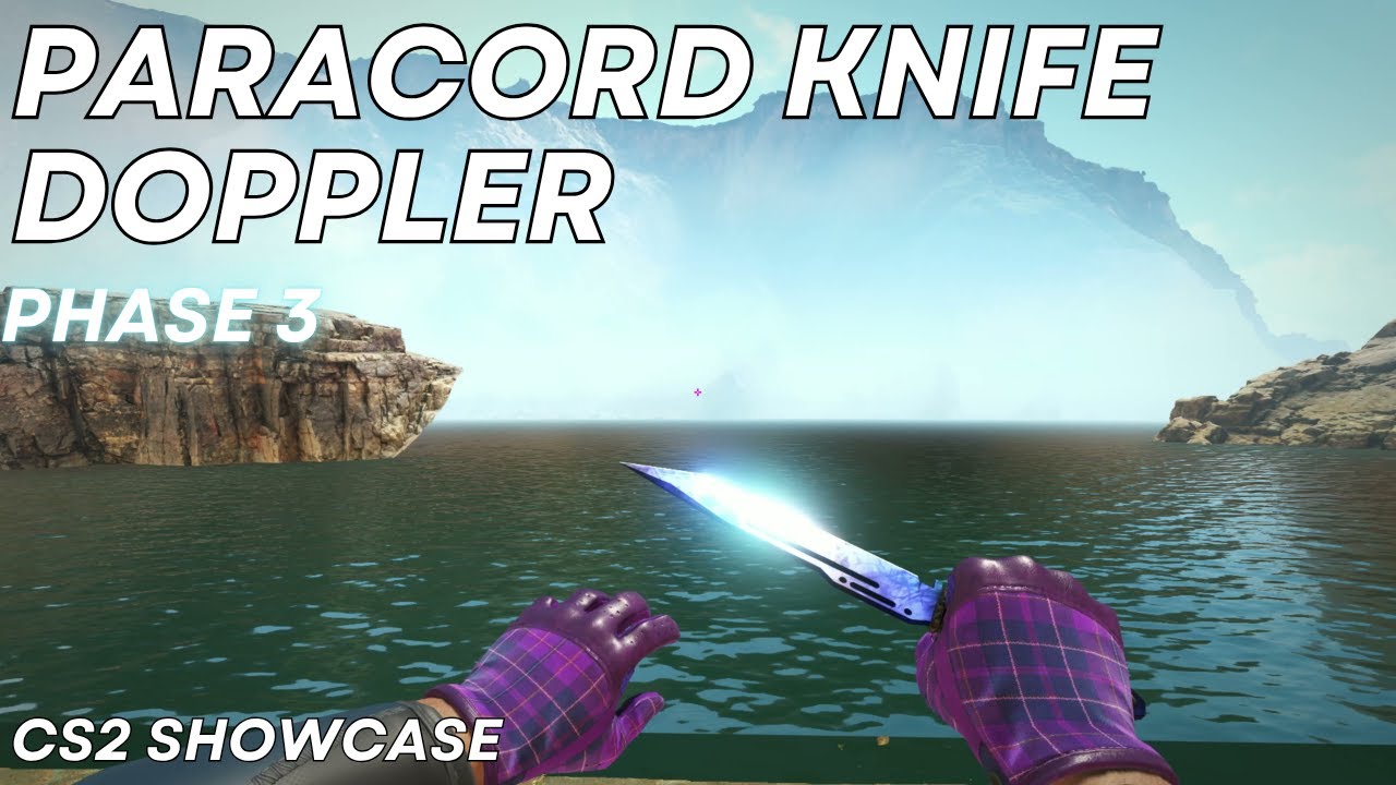 Paracord Knife Doppler Phase 3 | CS2 Skin Showcase #1728 - YouTube