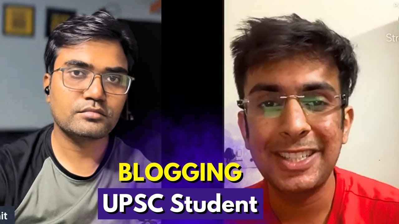 2024 UPSC students switch to Blogging. 😳 - YouTube