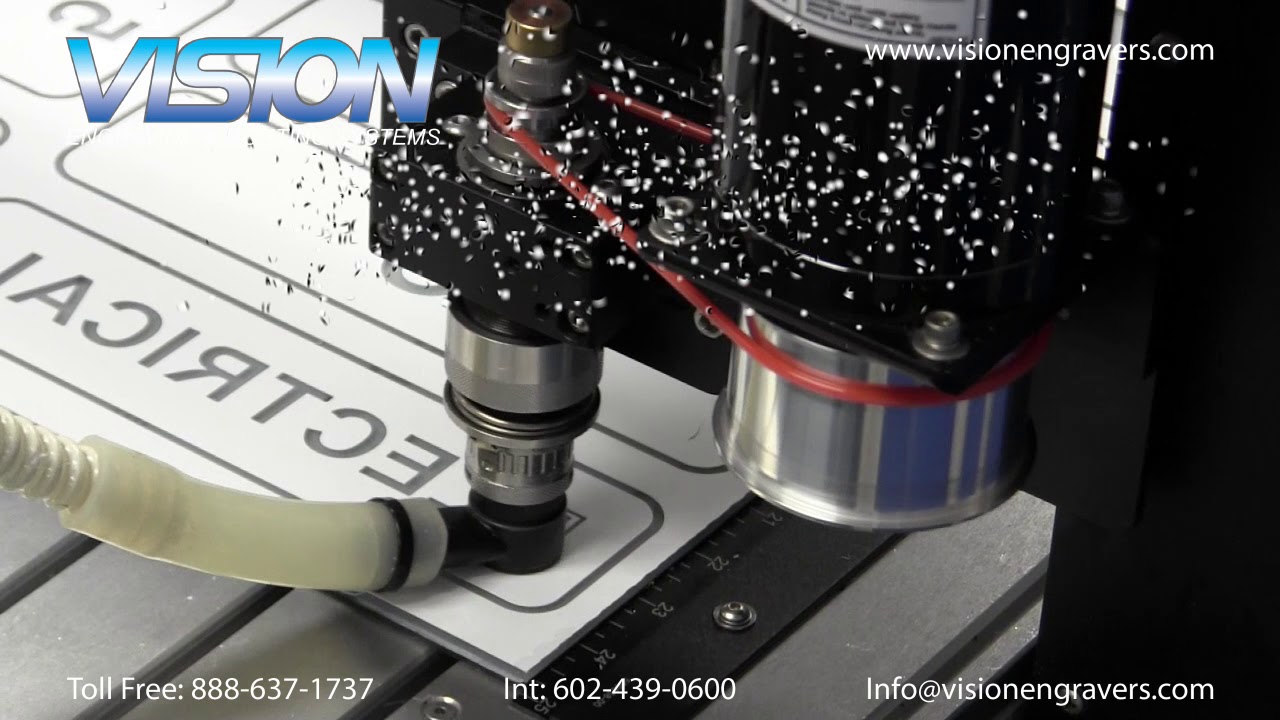 Reversed Engraved Signs Made On The Vision 25 Series CNC Router ...