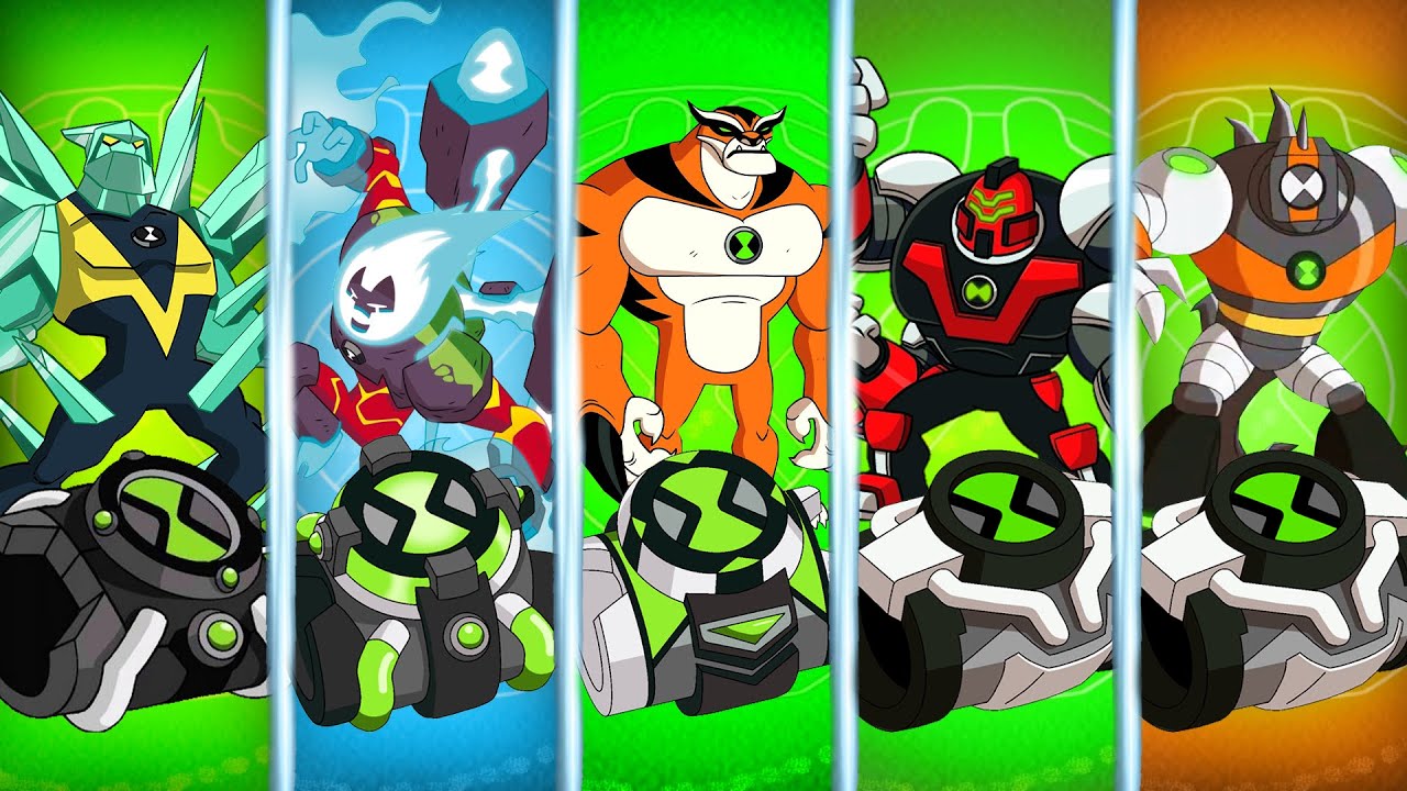 Every Ben 10 Reboot Omnitrix Recalibration And Updates - YouTube