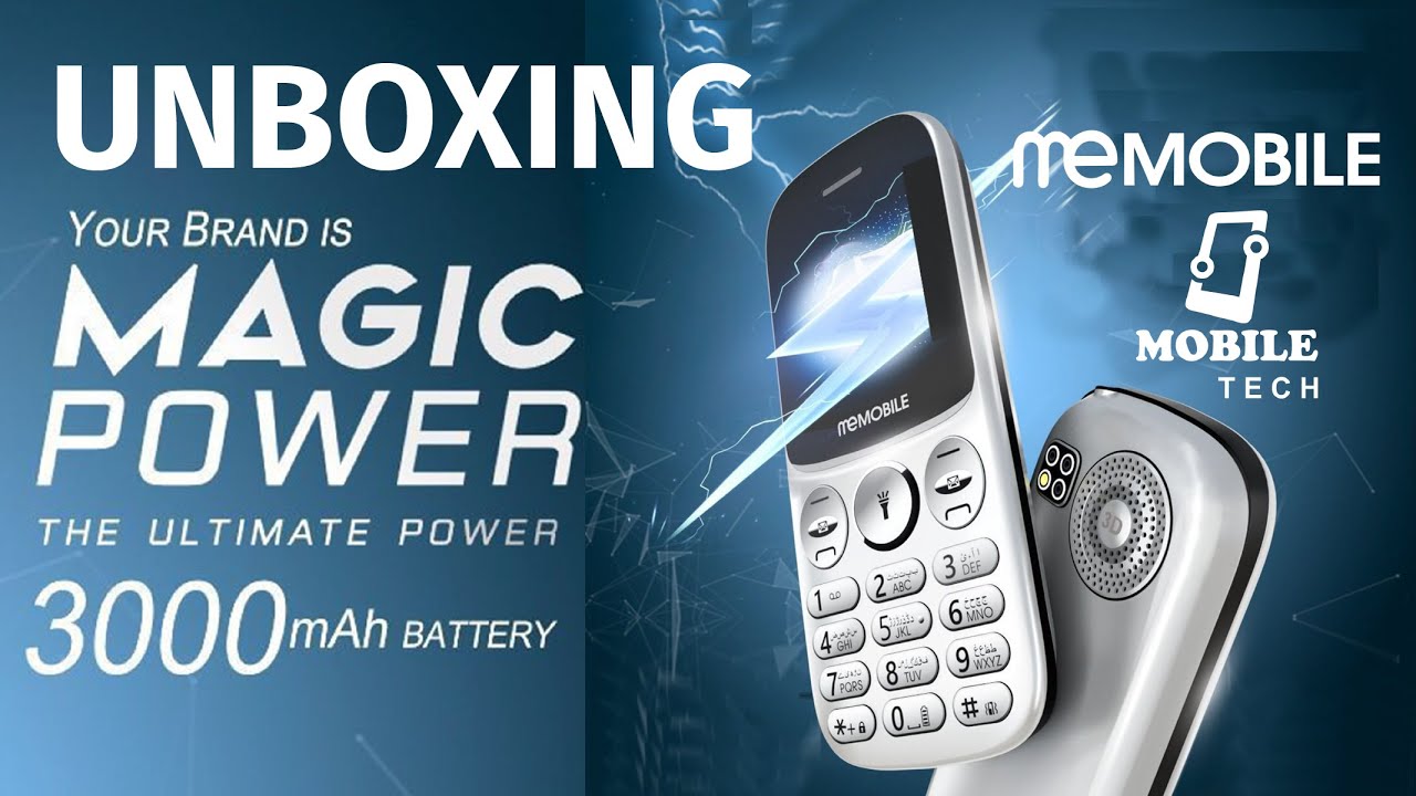 MEMOBILE MAGIC POWER Unboxing & Review 1.8" Lcd with 3000mAh Battery ...