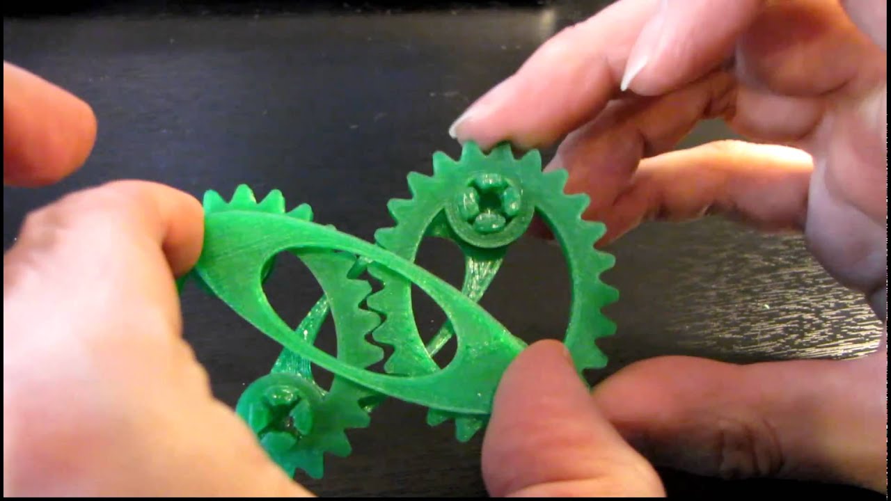 Crosslink ellipse gears - YouTube
