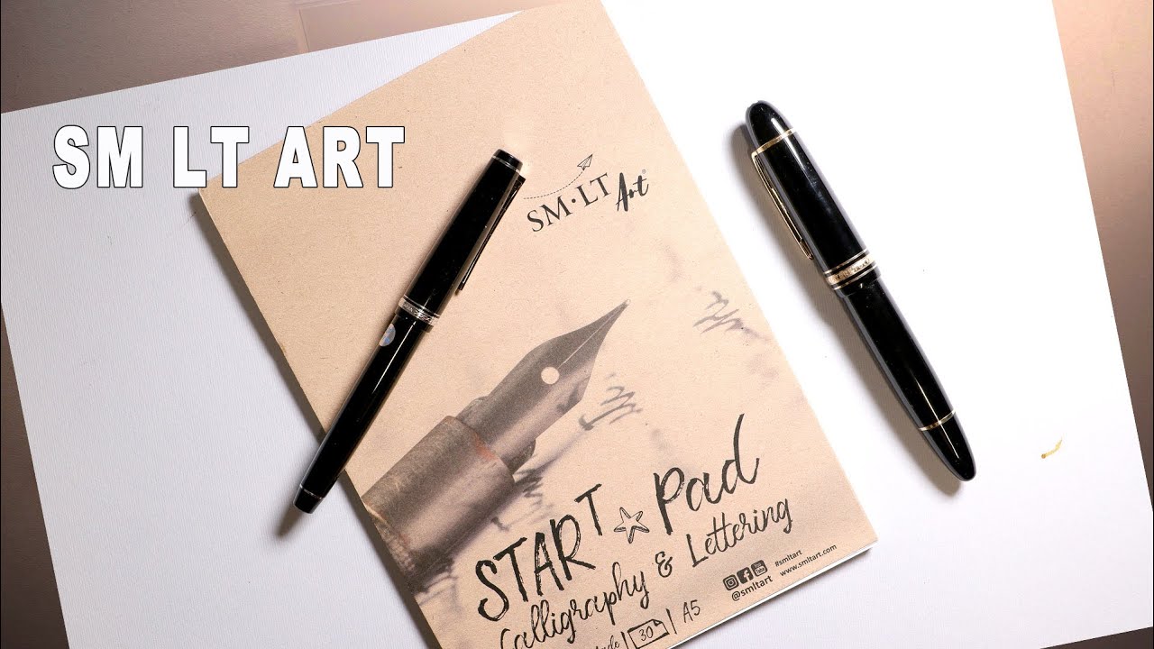 Startpad Lettering & calligraphy SM LT Art - YouTube