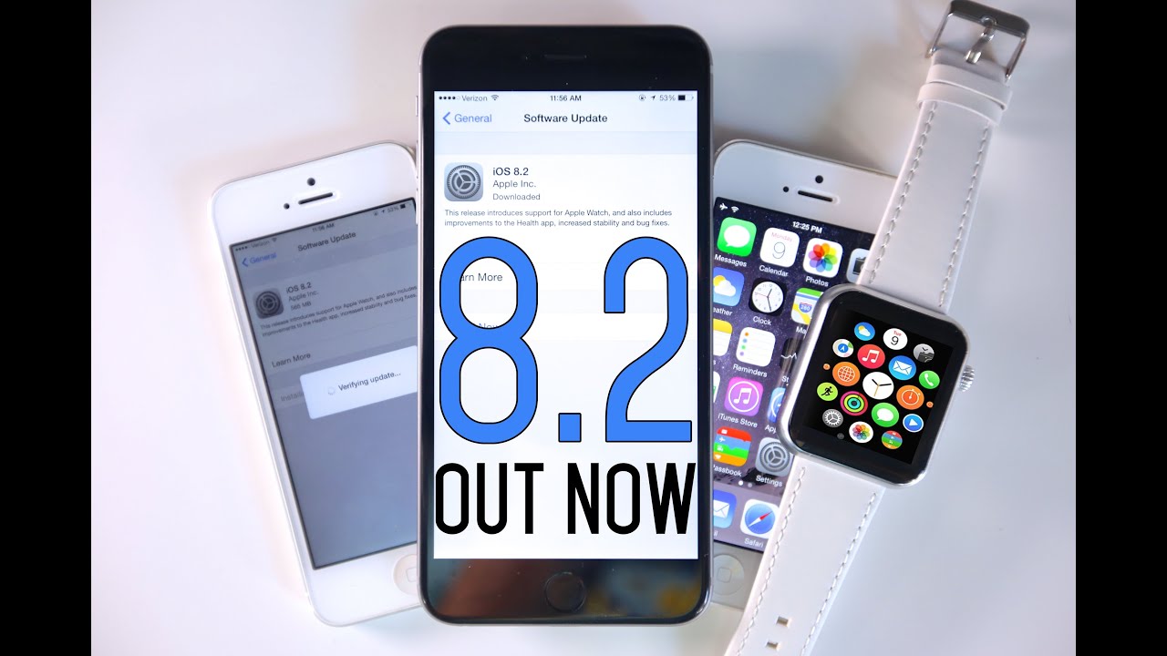 NEW iOS 8.2 Released - Everything You Need To Know - YouTube
