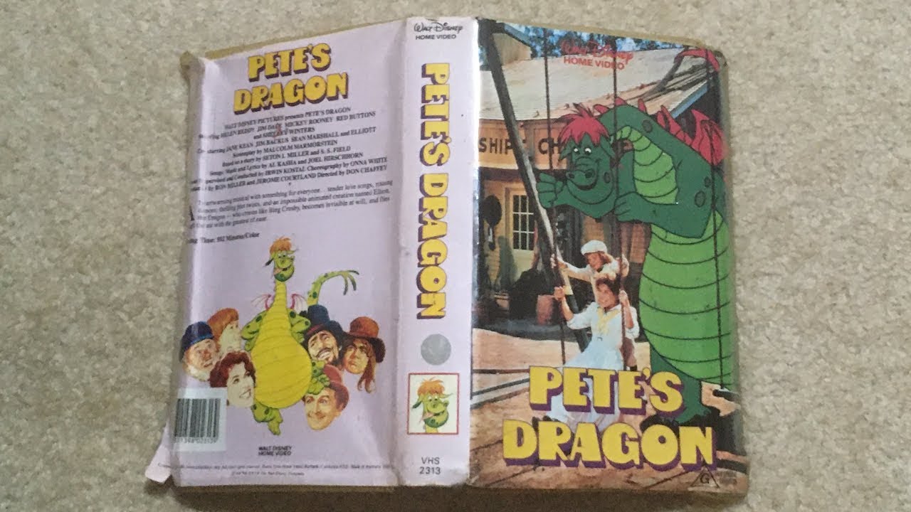 Opening and Closing To "Pete’s Dragon" (Walt Disney Home Video) VHS ...