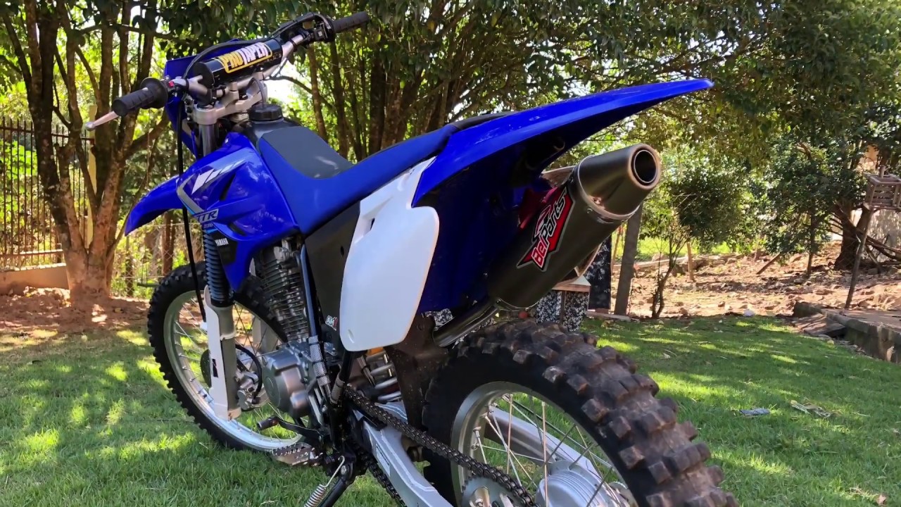 TTR 230 2020 com escapamento BelParts - YouTube