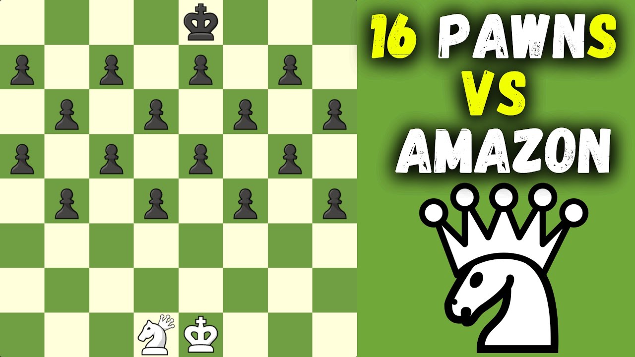 16 Pawns VS Amazon | Fairy Chess - YouTube