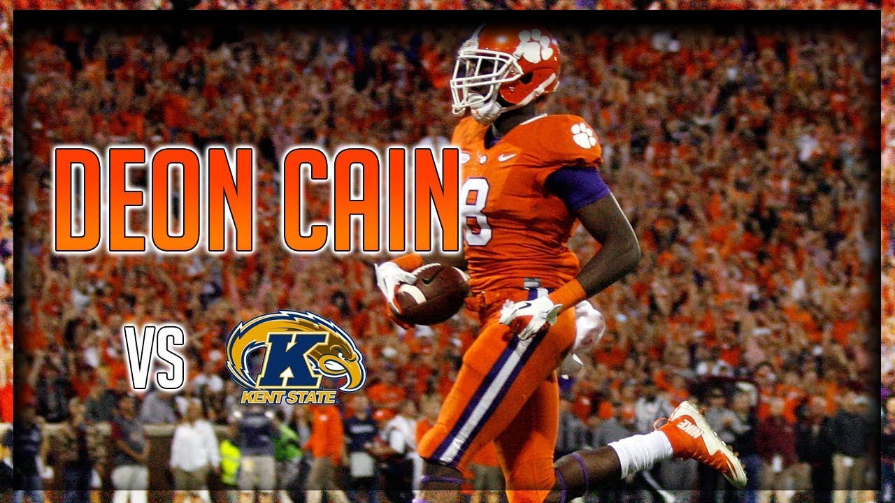 Deon Cain Highlights vs Kent St // 2 Catches for 70 Yards, 1 TD // 9.02 ...