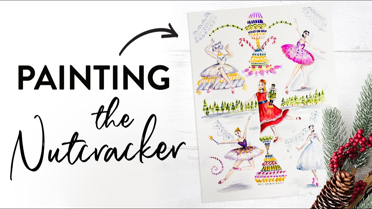 Nutcracker Ballet Characters Paintings