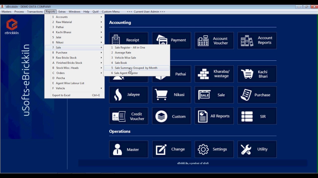 Reports Detail of Brick Kiln Software - YouTube