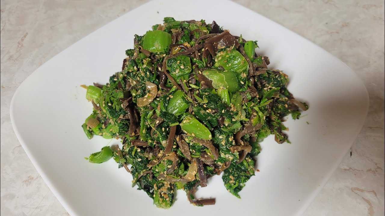 How to make: Lao Vegetable Salad with mushroom - YouTube