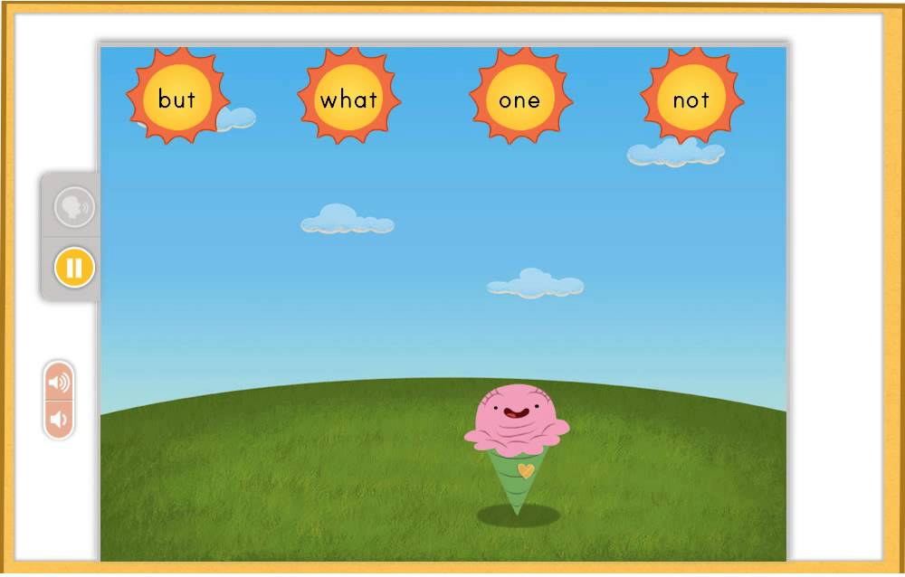 Educational Games for Kids - Sight Words Sun Attack Set 1 - Reading ...