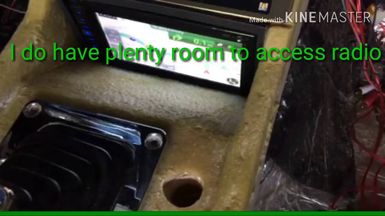 Update on the console test fitting and 84 box chevy small update - YouTube