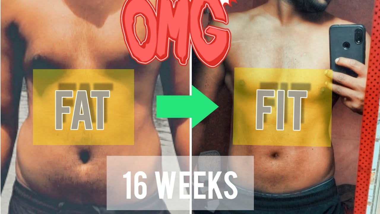 16 weeks transformation| Fat - to - fit time lapse | - YouTube