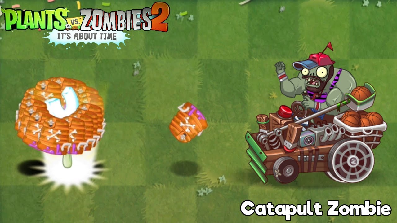 PvZ 2 What Plant Defeat Catapult Zombie With 1 Plant food？ - YouTube