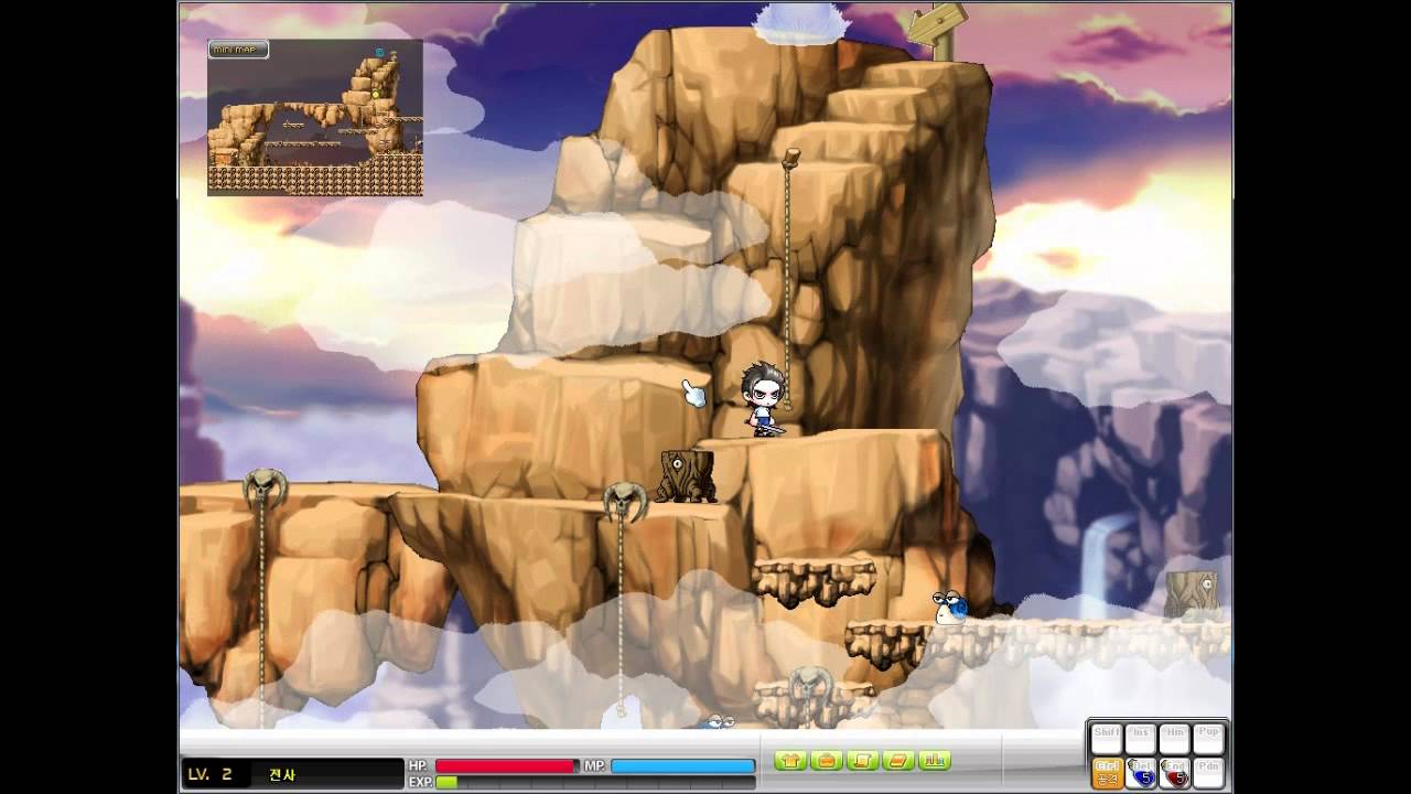 WinAPI 2D포트폴리오 메이플스토리 - YouTube