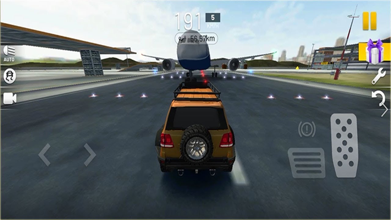 Extreme Car Driving Simulator crash with airport plan l AZ GAMES - YouTube