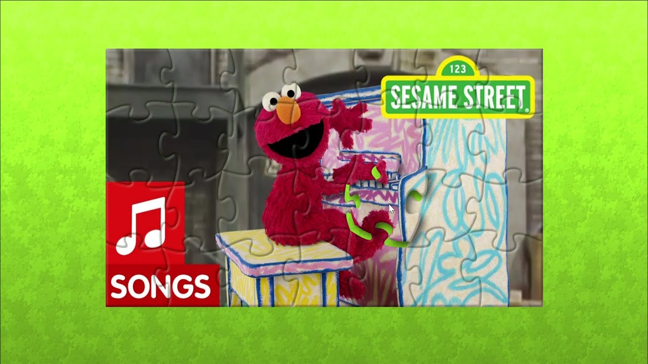 Funny Animation Sesame Street Elmo's World Song MK Puzzle - YouTube