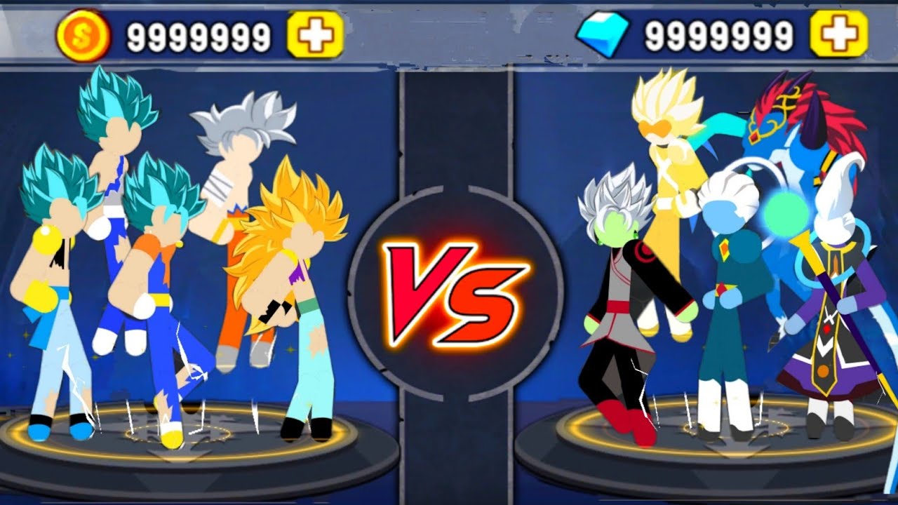 Stickman Warriors All Heroes | Story Mode Using Vegito, Goku, Vegeta ...