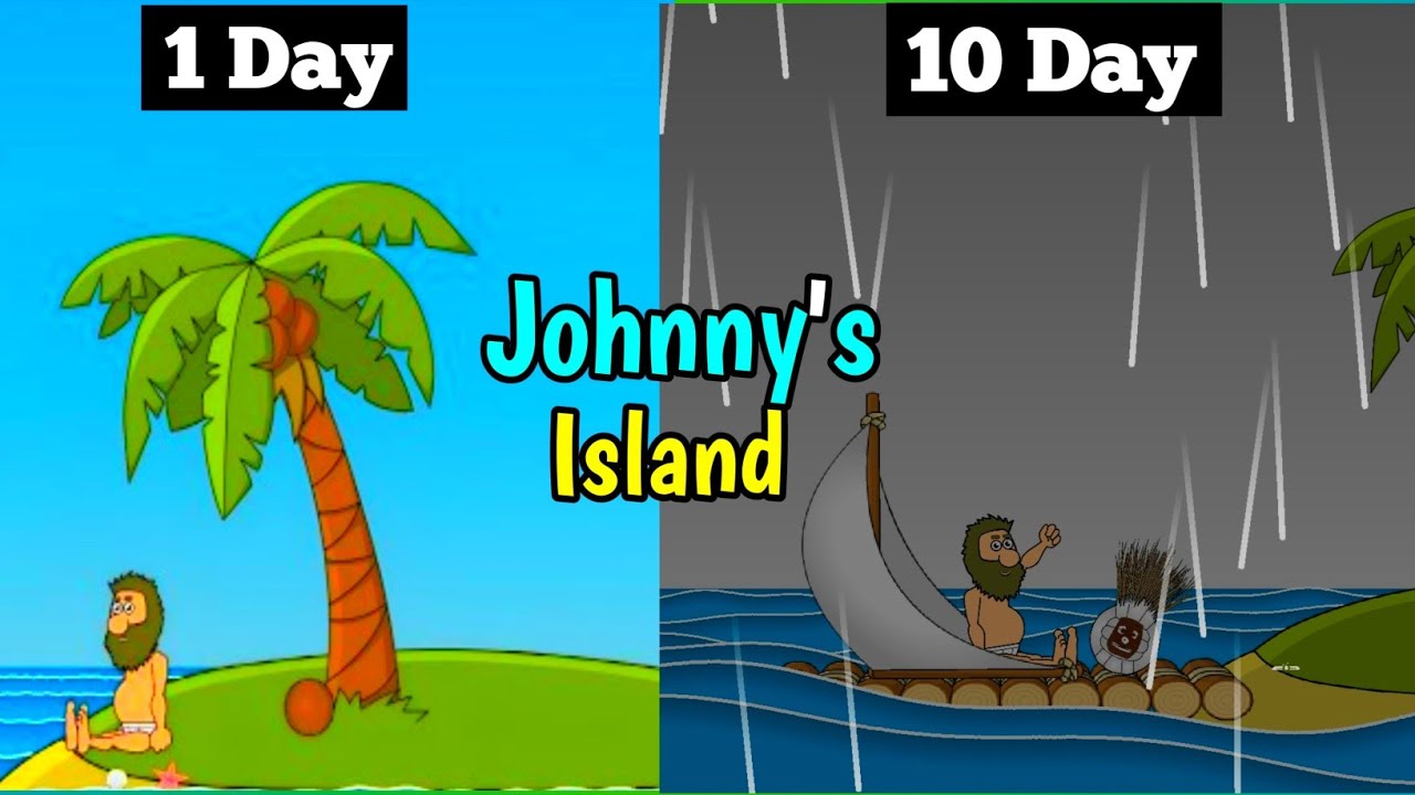 Surviving 30 Day's On An Island 🏝️ | Jhonny Island Game | Johnny's ...