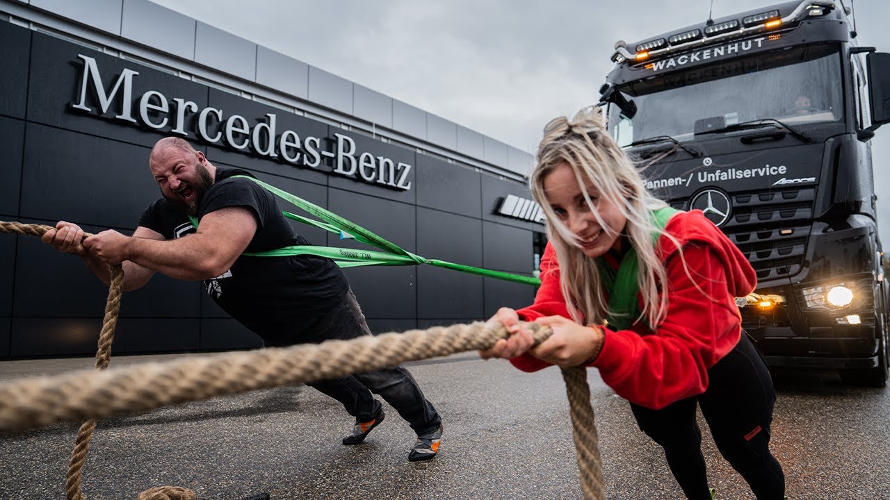 Ziehen wir ein 30.000 Kilo Monster zu zweit?? - YouTube