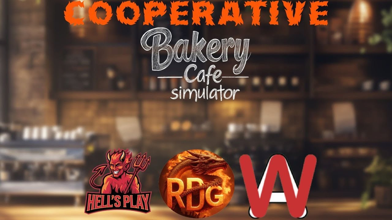 Bakery Cafe simulator Кооп с @Hells_Play и WebArtisan - YouTube