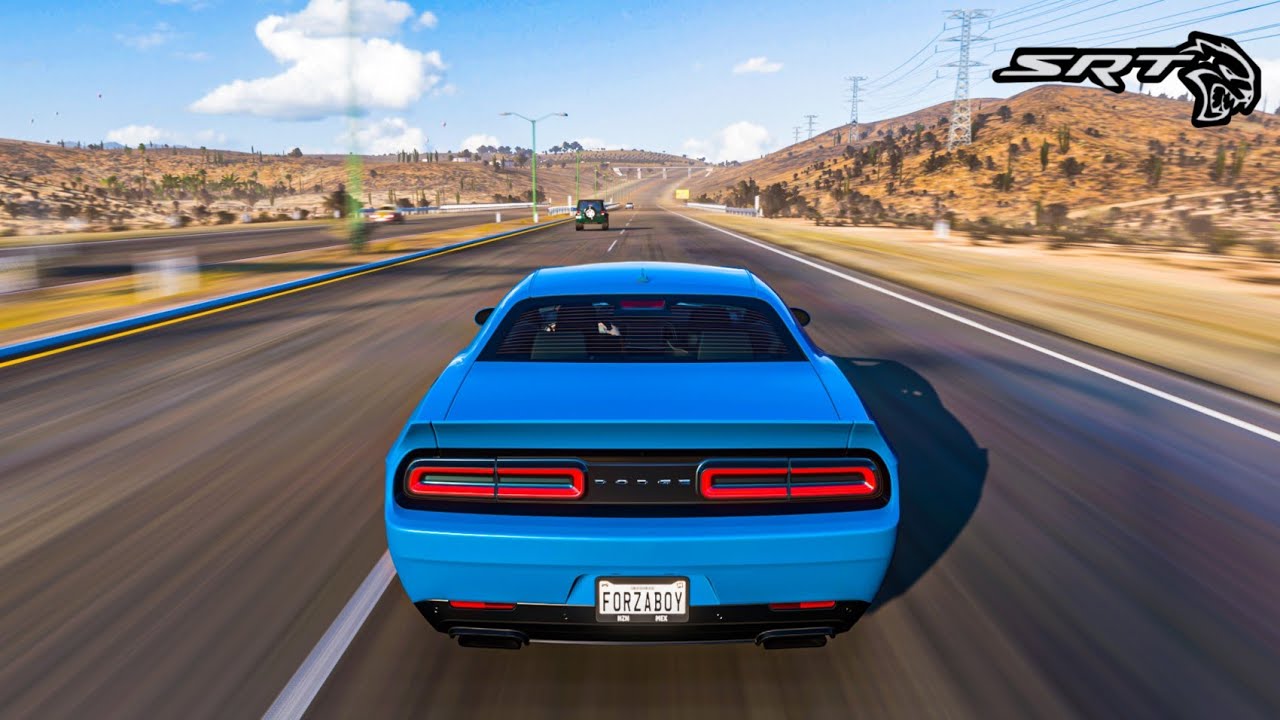 1000+ Horsepower Dodge Challenger SRT Hellcat in Forza Horizon 5 ...