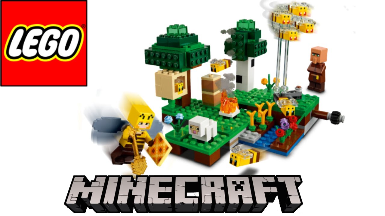 LEGO Minecraft The Bee Farm 21165 LEGO Speed Build - YouTube