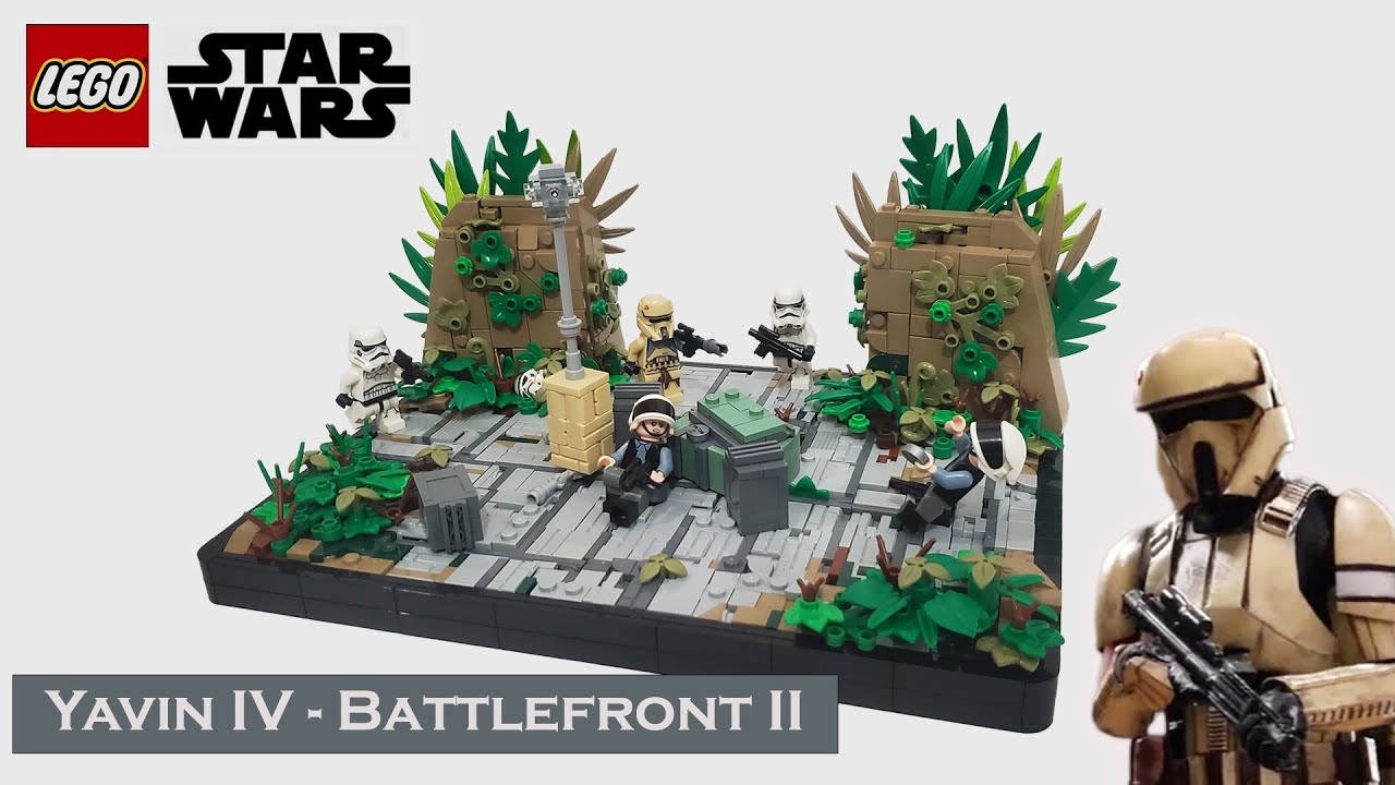 LEGO Battlefront II - Yavin IV Lego Moc - YouTube