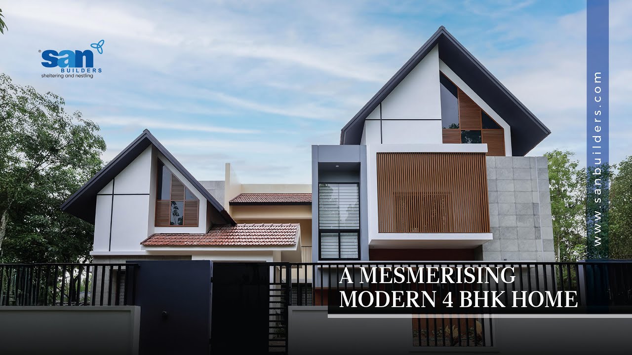 Stunning 4BHK Home Tour| 2538Sq.Ft.by San Builders|Home|Modern home|Architecture|Builder in ...