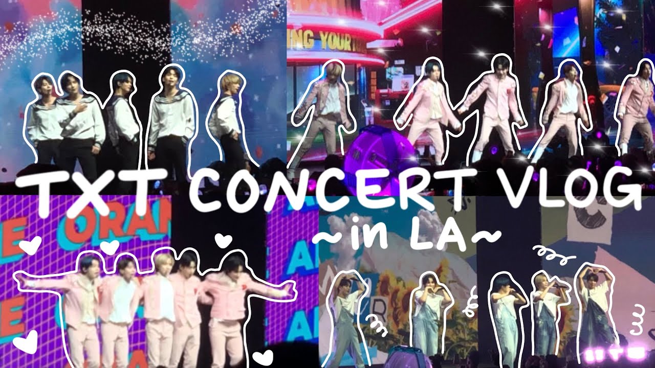 TXT ACT: LOVESICK WORLD TOUR ️‍🔥 2022 CONCERT VLOG | LOS ANGELES 7.24. ...