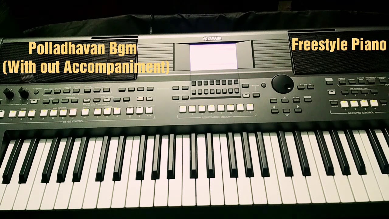 Polladhavan Bgm | Keyboard Cover | Tamil | Dhanush | Dazzling Melodies ...