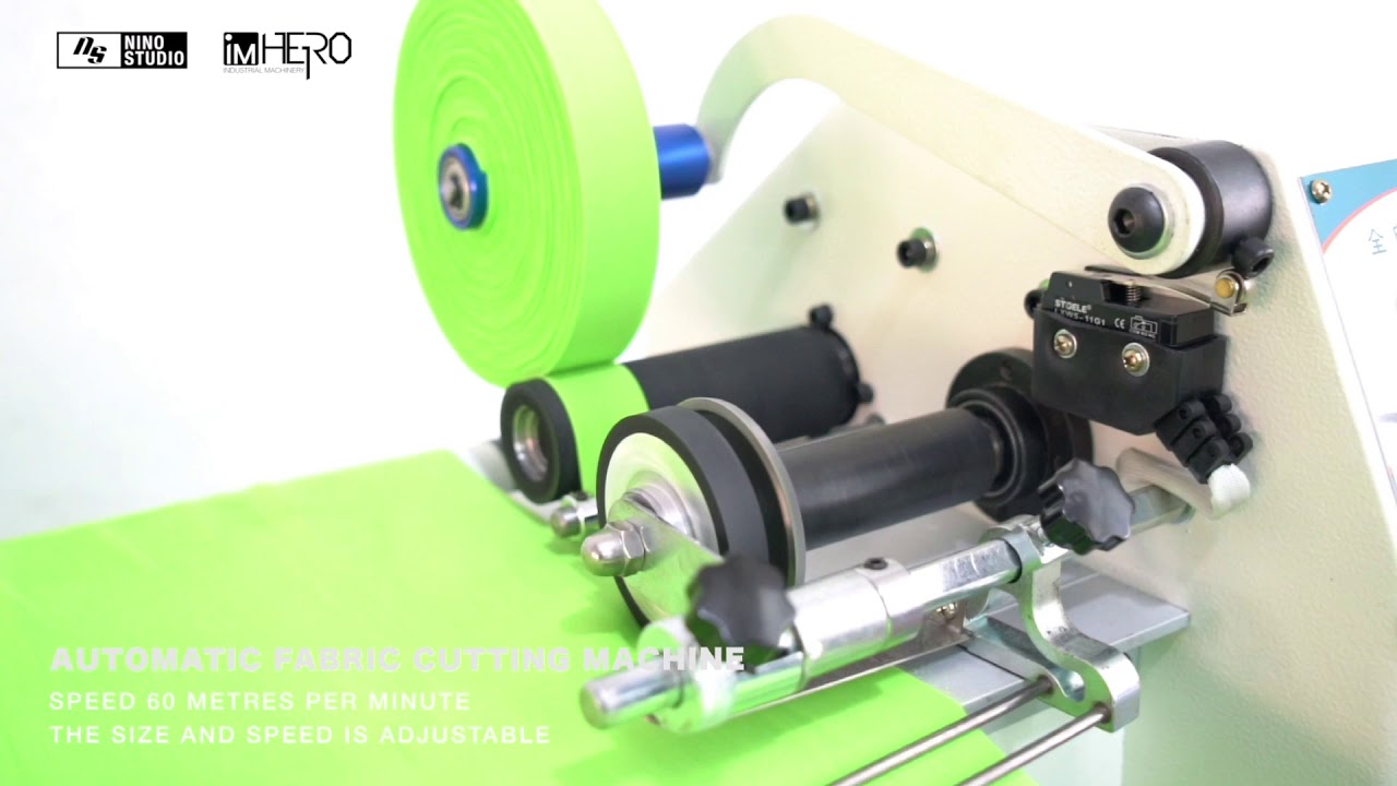 Automatic Roll fabric Cutting Machine - YouTube