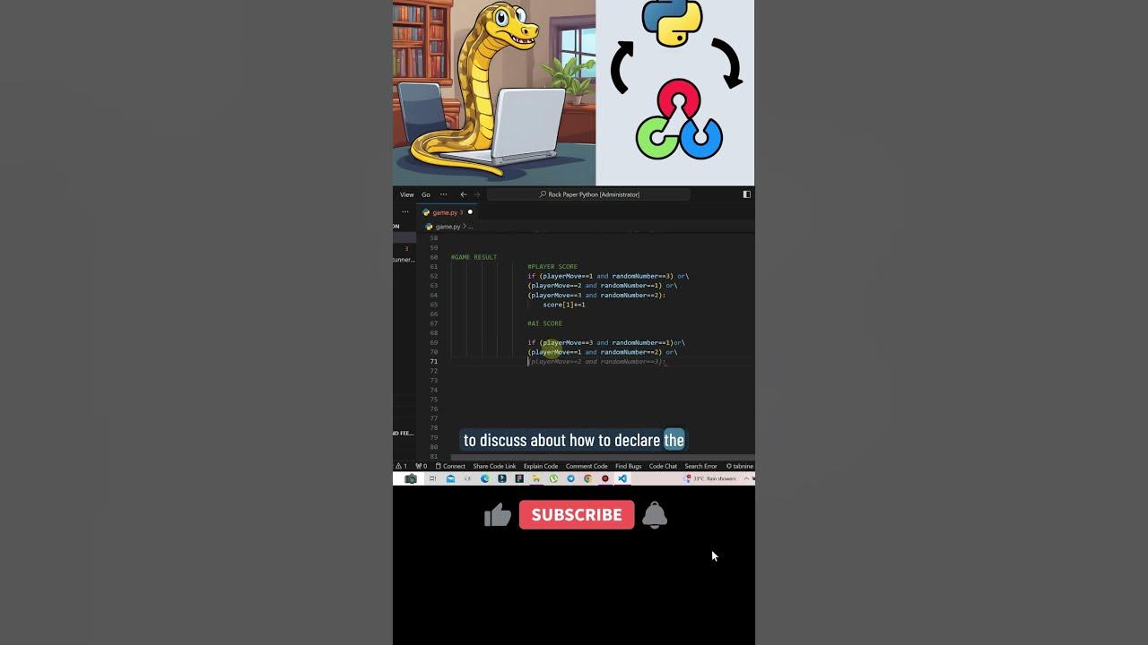 Complete Rock Paper Scissors Python Game Using OpenCV 2025 || #freetech #pythonprogramming - YouTube